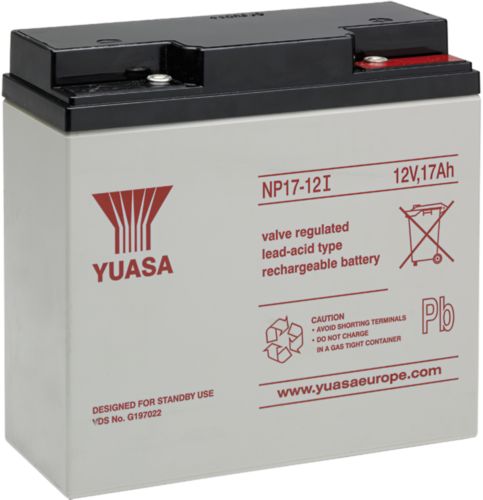 Yuasa 12V 17Ah (AGM) batteri 181 x 77 x 167 - Batteriguiden
